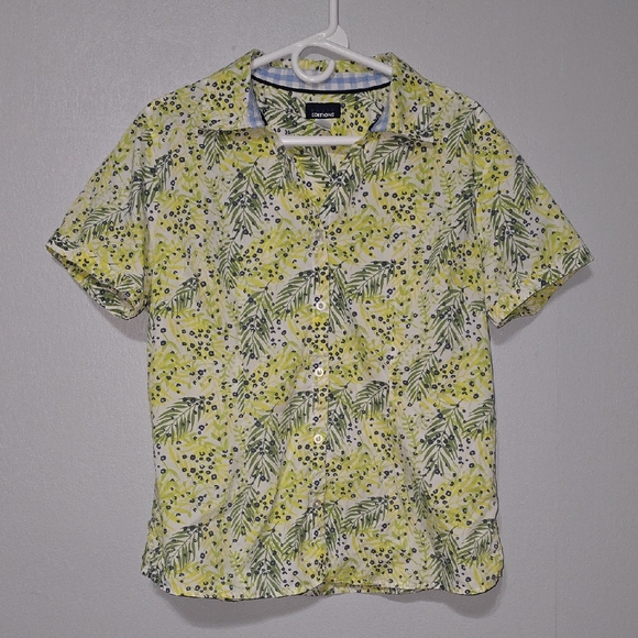 Basic Editions | Tops | Basic Editions Womens Button Down Shirt Yellow ...